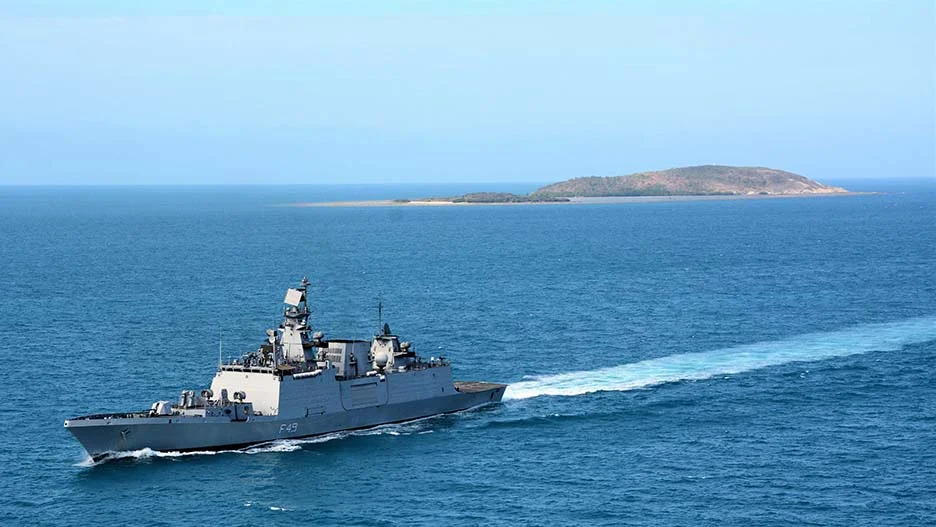 Indian Naval Ship Sahyadri Reaches Darwin, Australia for Exercise ...
