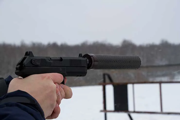 Rostec Presents Line of Semi-automatic Udav Pistols at ARMY-2019
