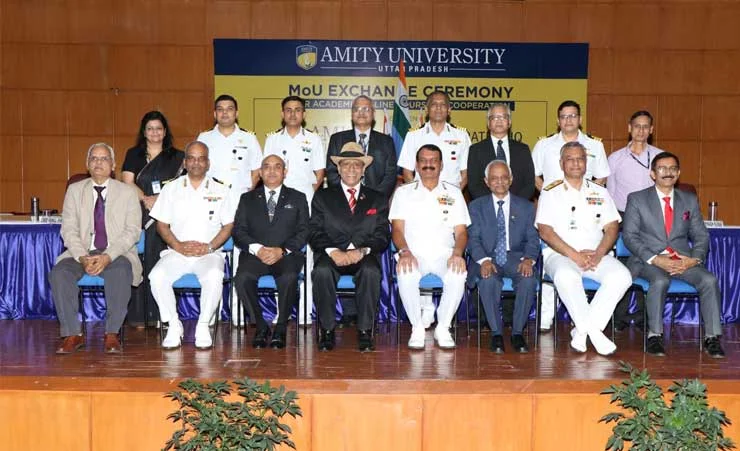 Indian Navy and Amity University Ink MoU