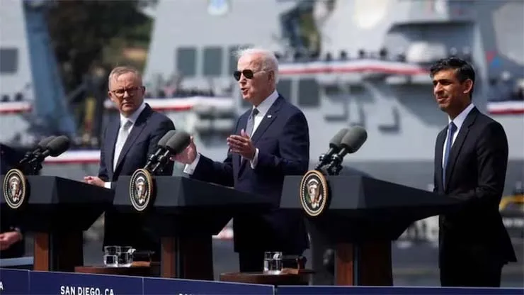 AUKUS Meeting: Nuclear Powered Submarines for Australia Announced