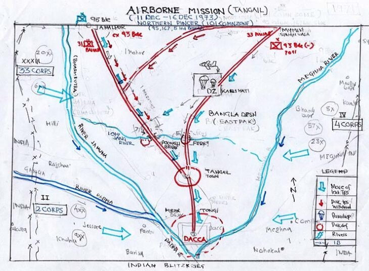 Capt Shamsher Singh GSO 3, Para brigade also jumped with 2 Para and ...