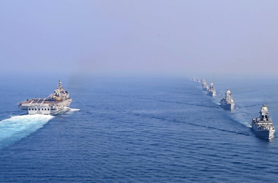 INS Vikrant Shows Full Combat Power