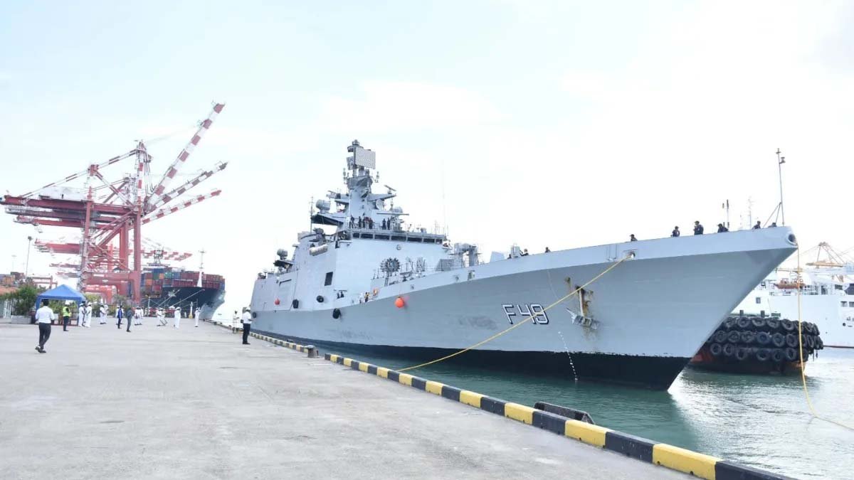 Indian Naval Ship Sahyadri Visits Colombo