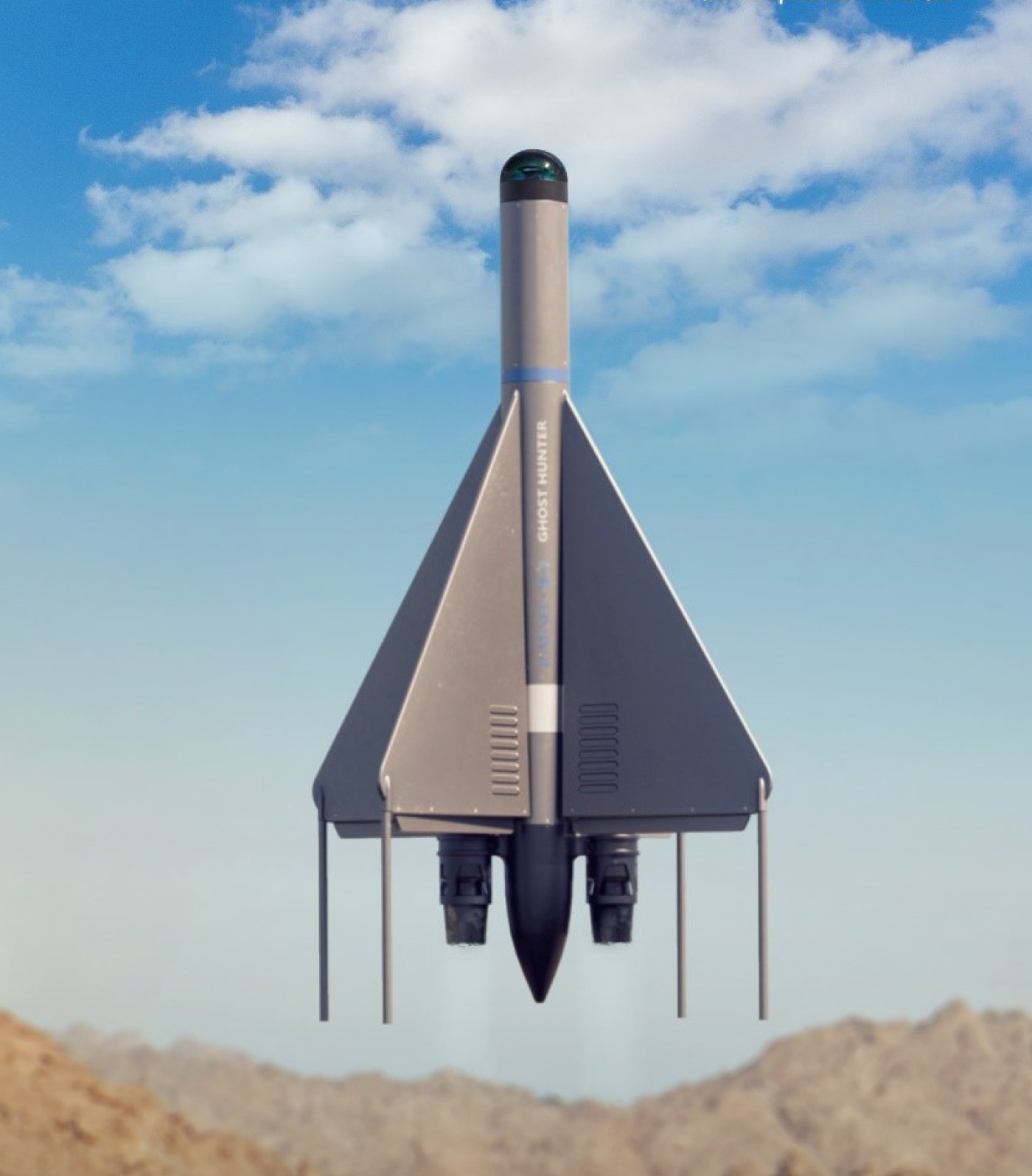 Rafael Ghost Hunter Jet Interceptor Unveiled