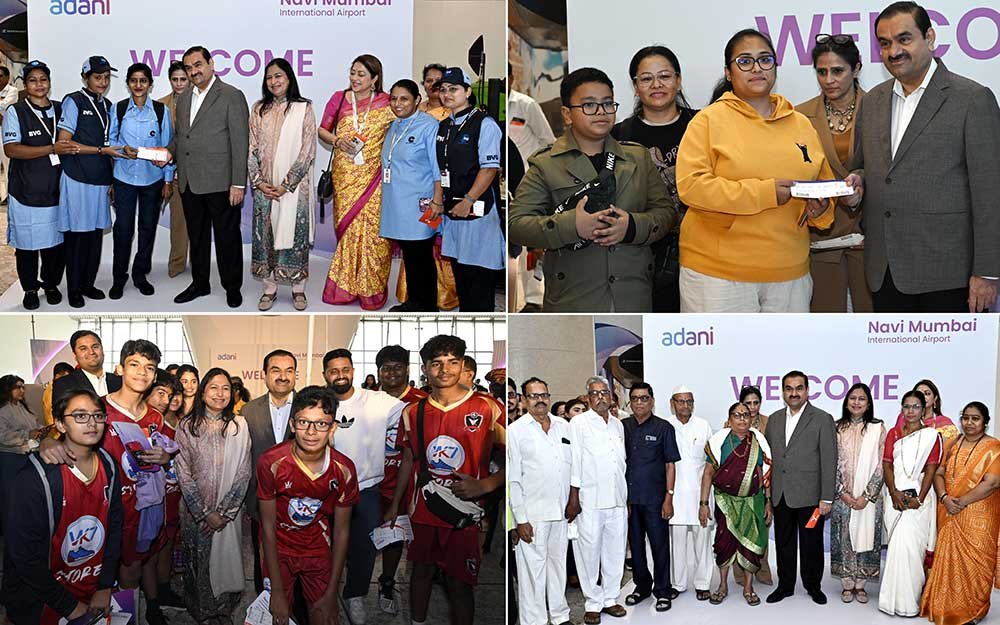 NMIA Begins Commercial Operation, Chairman Gautam Adani Welcomes First ...