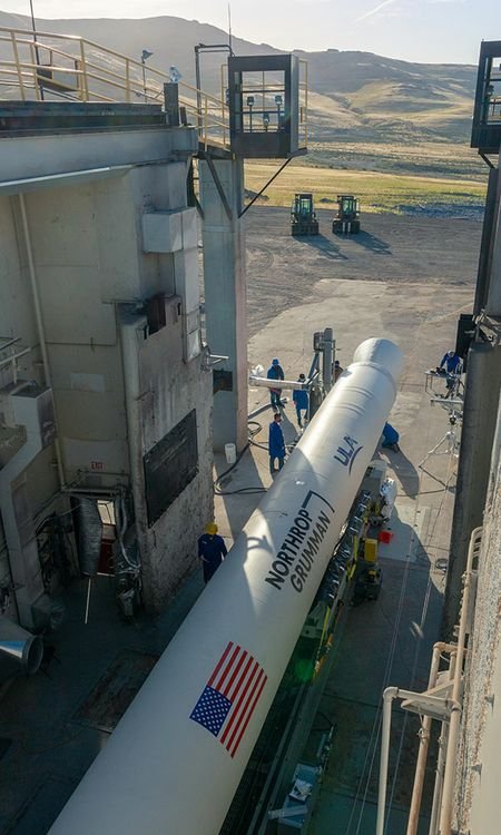 Northrop Grumman conducted the first test of its GEM 63XL rocket motor ...