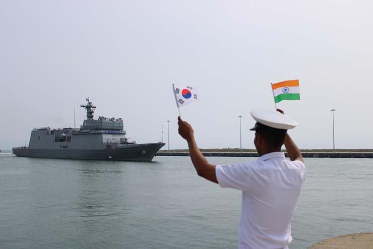 Chennai: Republic of Korea (ROK) Navy Cruise Training Task Group ...
